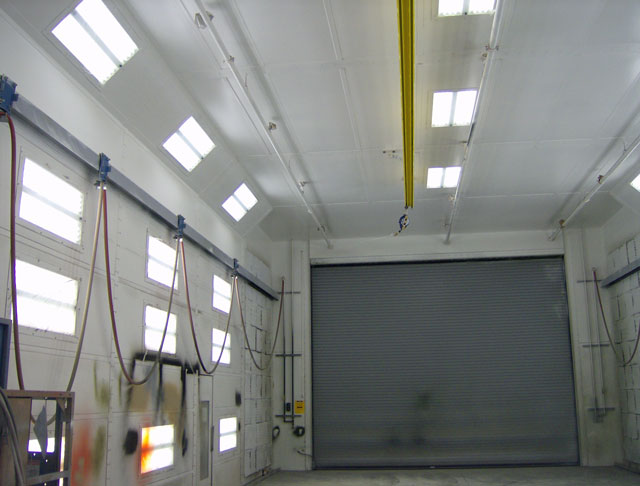 Paint Booth & Blast Booth Fall Protection | Diversified Fall Protection